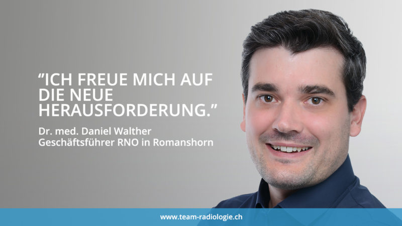 Beförderung: Dr. med. Daniel Walther - Team Radiologie Plus